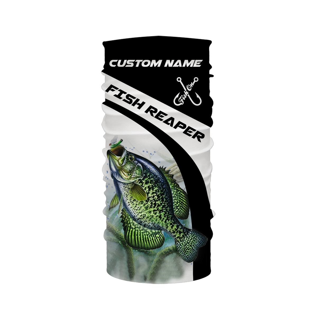 Crappie Fishing Fish Reaper Custom Long Sleeve Fishing Shirts, Crappie ...