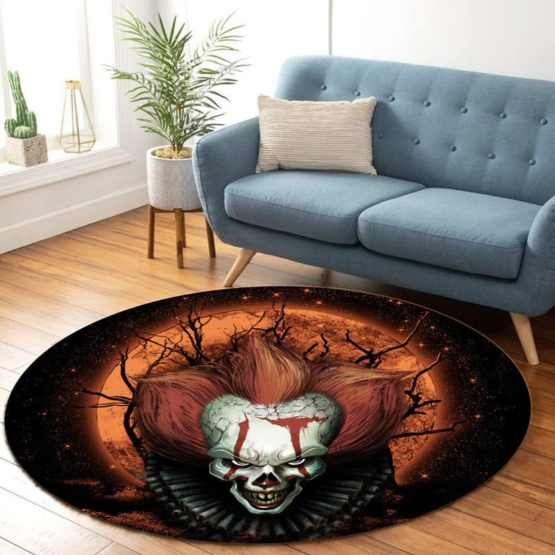 Halloween Round Rug It Horror Villains Characters NO.14 LT8 – Aljaira