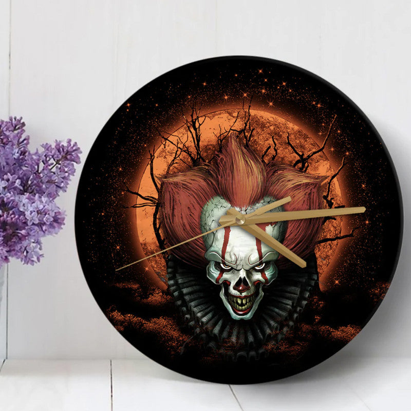Halloween Wall Clock Horror It Villains Characters NO.14 LT8 – Aljaira