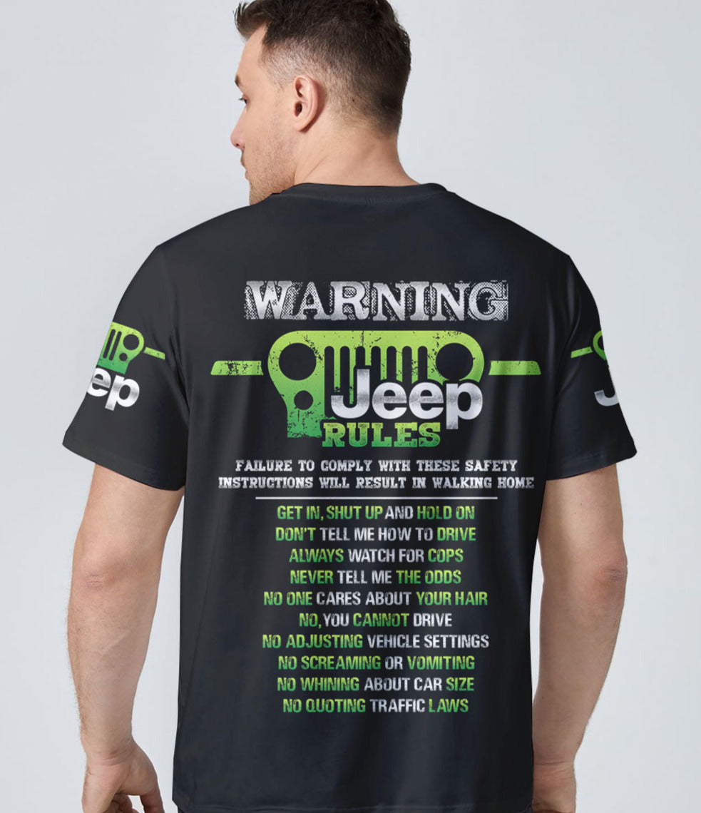 Warning Jeep Rules All Over Print – Aljaira