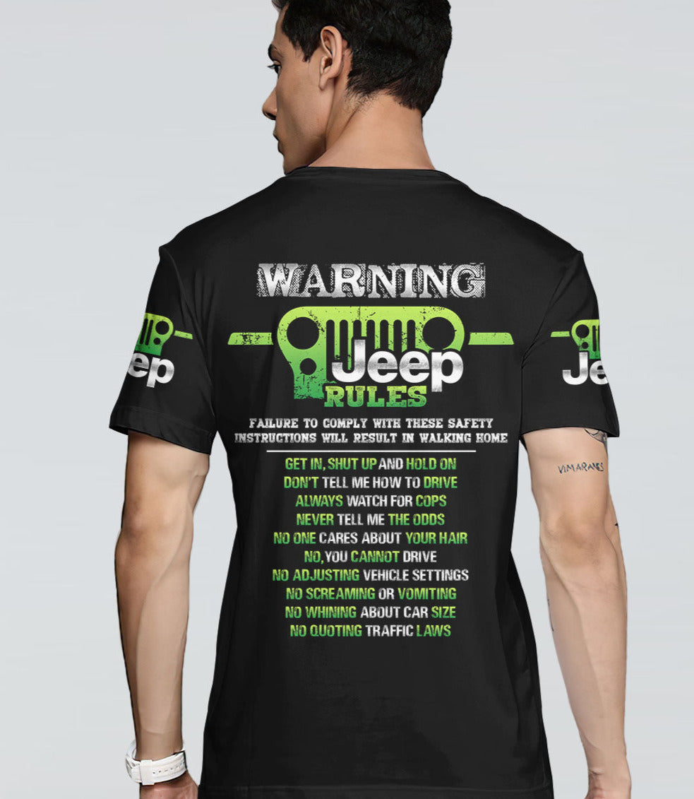 Warning Jeep Rules All Over Print – Aljaira