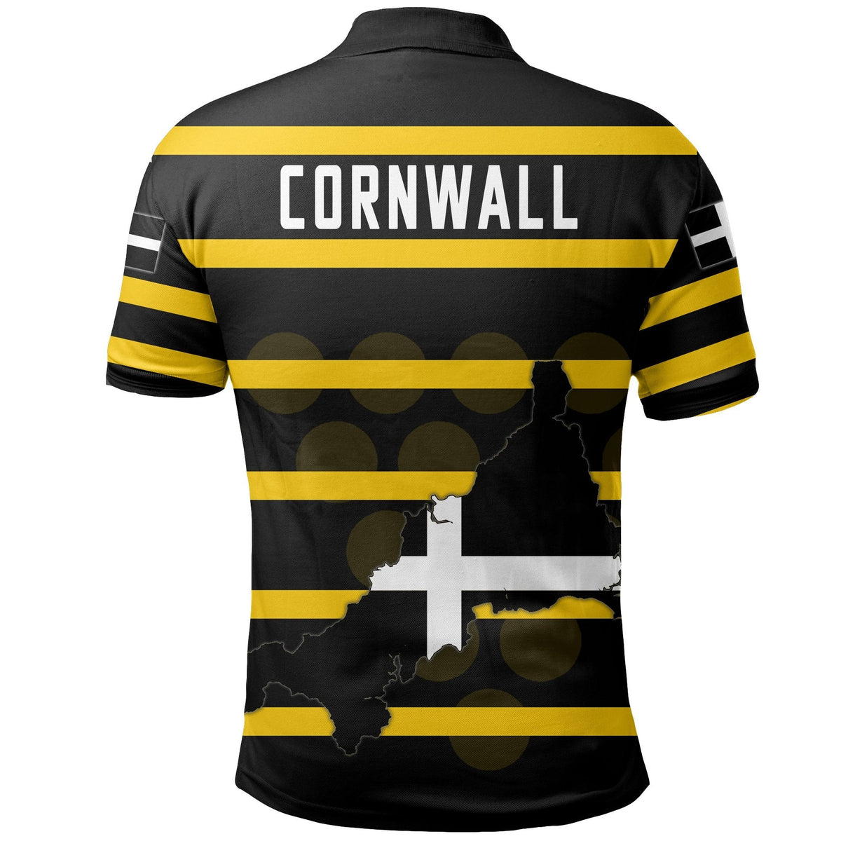 Cornwall Polo Shirt Rugby Simple Line Version – Aljaira