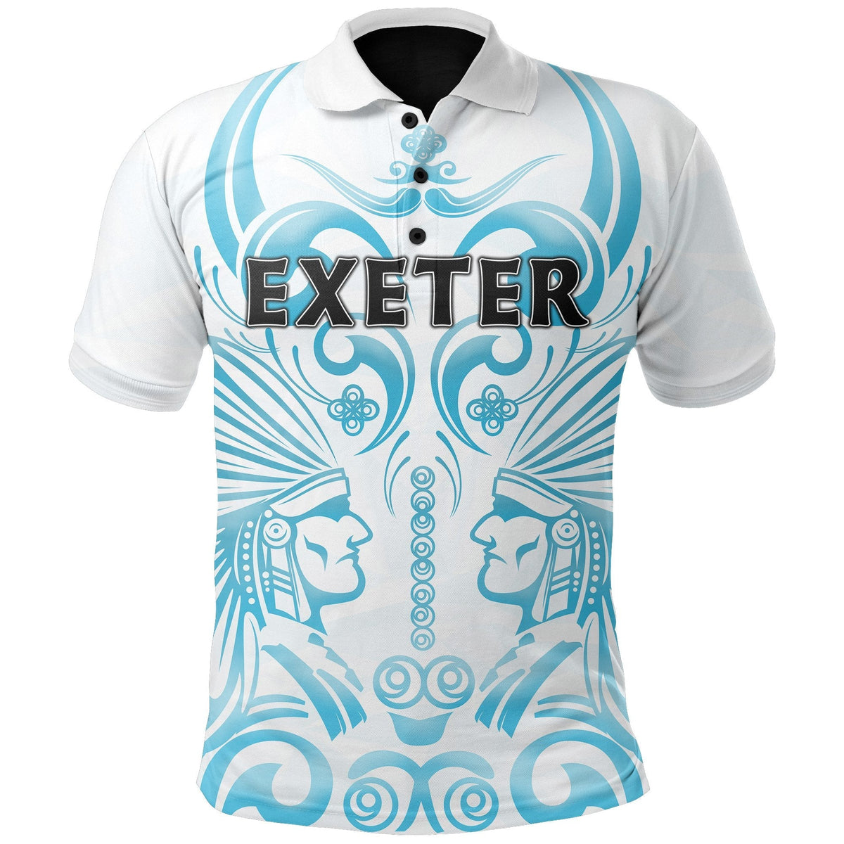 Exeter Polo Shirt Samurai Native White – Aljaira