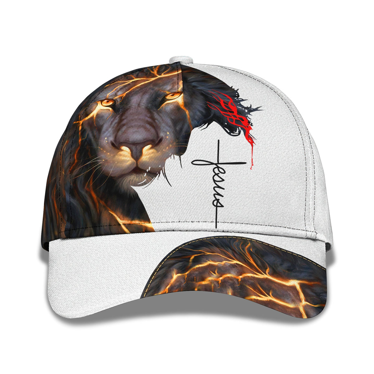 Lion With Jesus Cap, Jesus Christ Cap LT10 – Aljaira