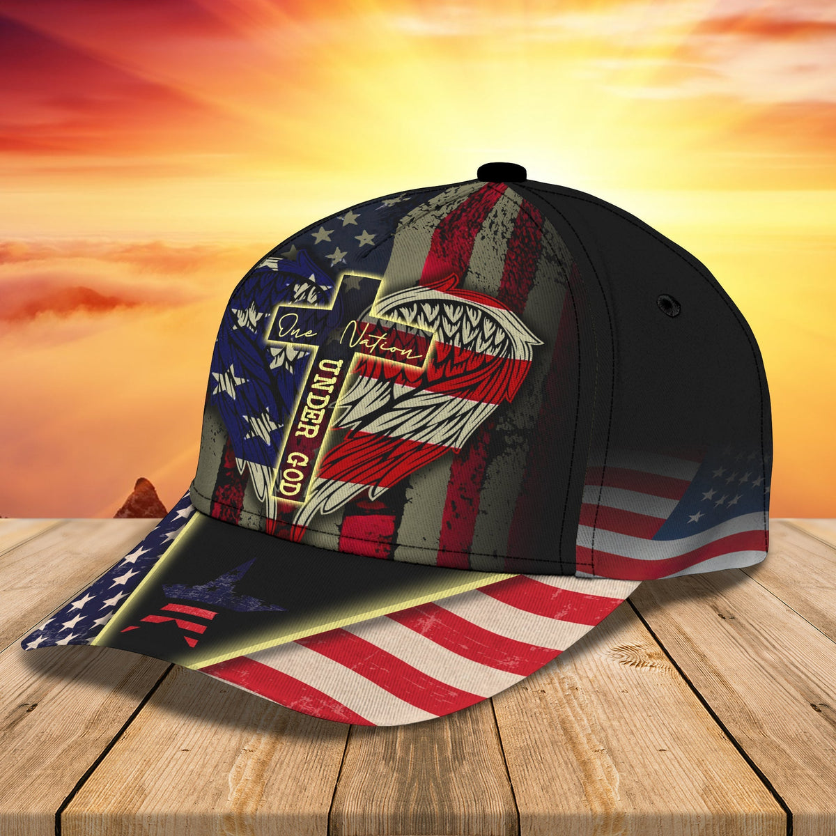 One Nation Under God Cap LT10 – Aljaira
