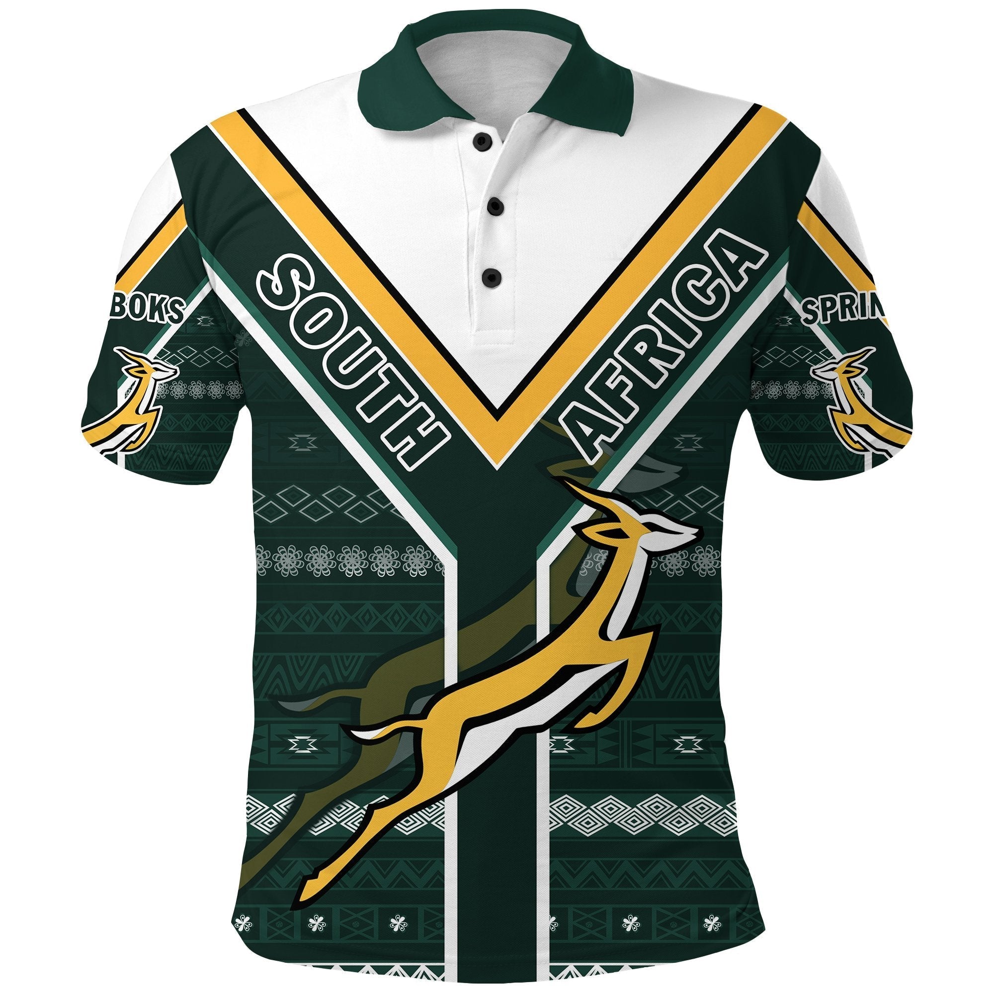 Rugby South Africa Polo Shirt Springboks Forever Style – Aljaira