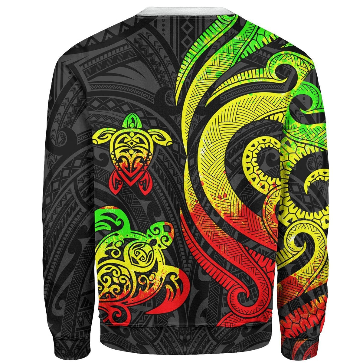 Marshall Islands Sweater - Reggae Tentacle Turtle Crest – Aljaira
