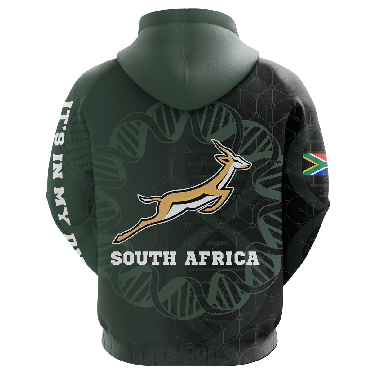 South Africa Springboks Dna Zip Hoodie – Aljaira