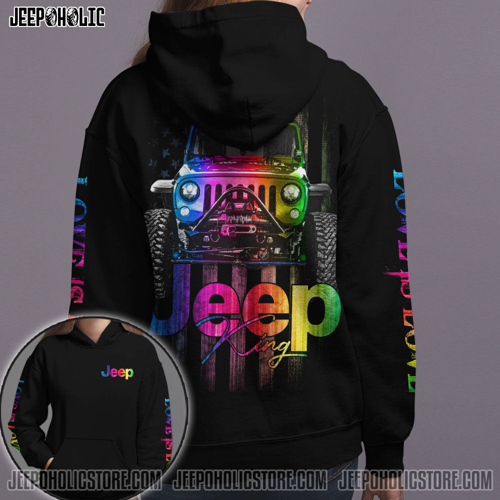Jeep Couple Rainbow All Over Print – Aljaira