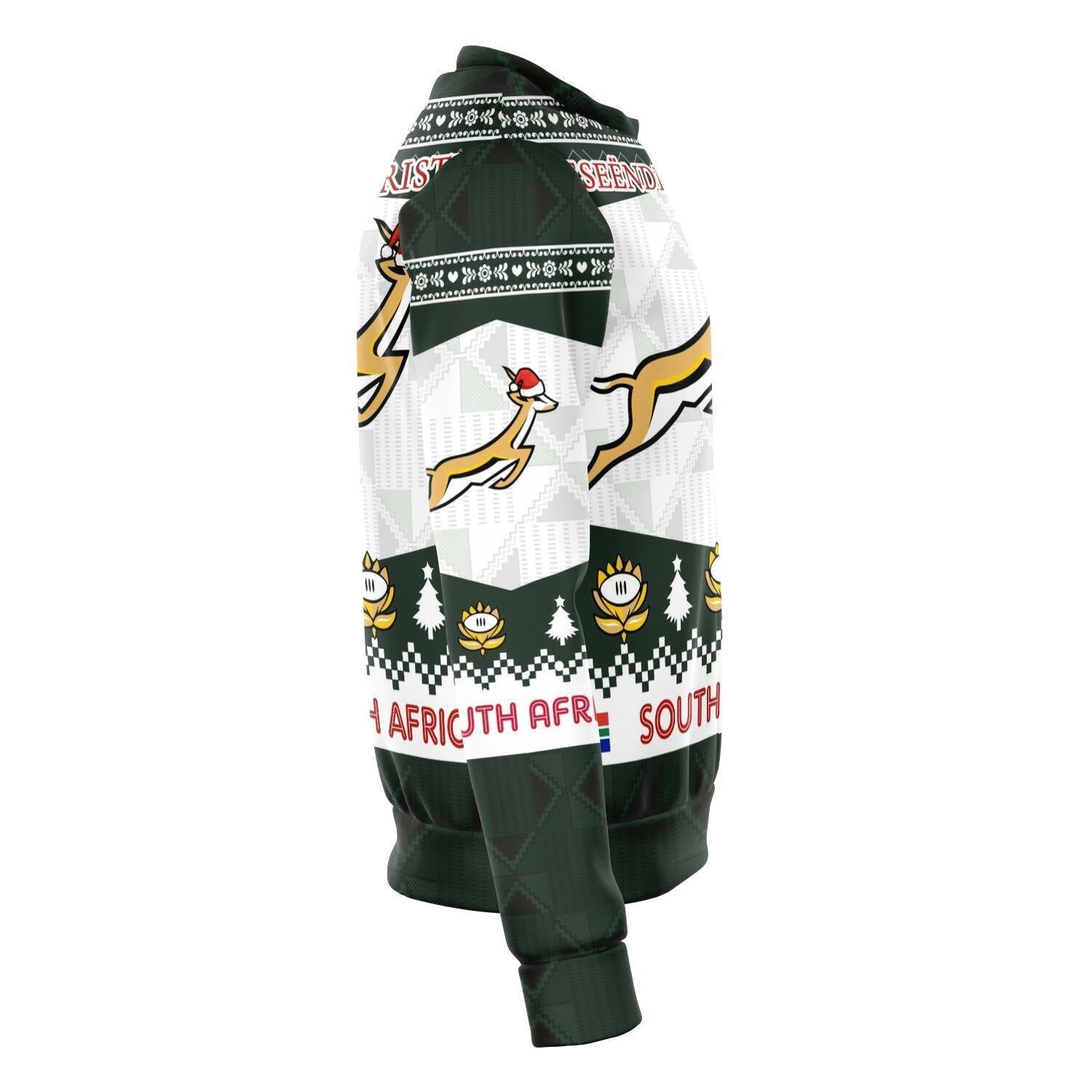 South Africa Springboks Christmas Sweatshirt – Aljaira
