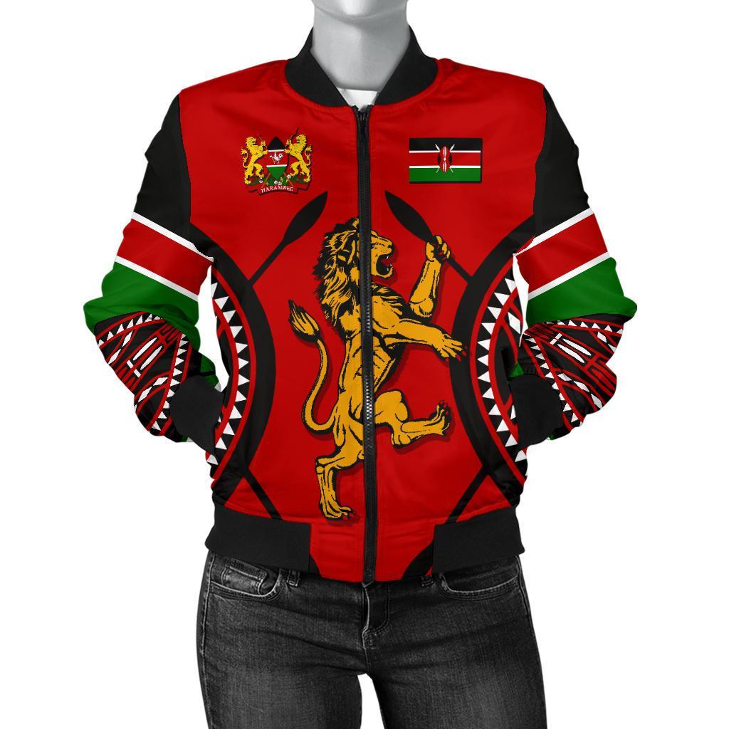 Kenya Rugby Lion Women Bomber Jacket Maasai Shield – Aljaira