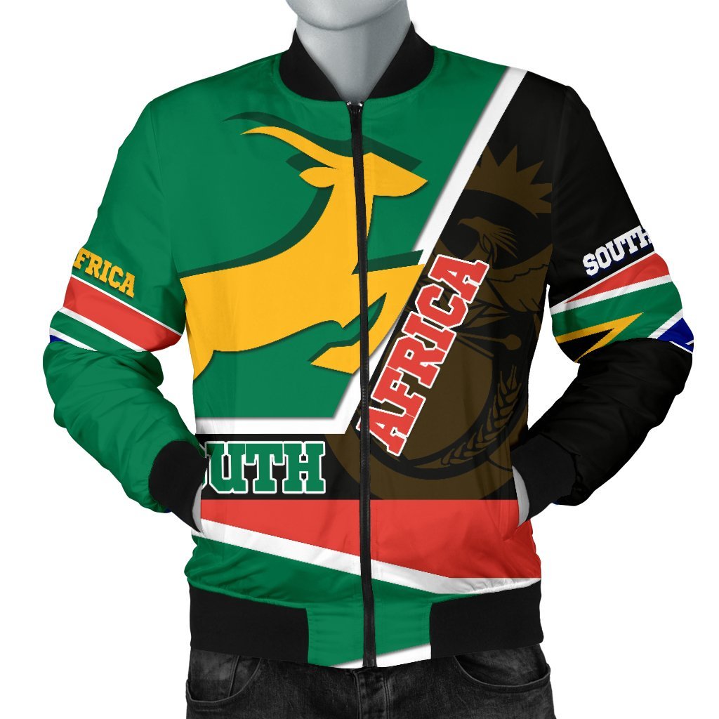 South Africa Bomber Jacket (Men) - Springbok Pride – Aljaira