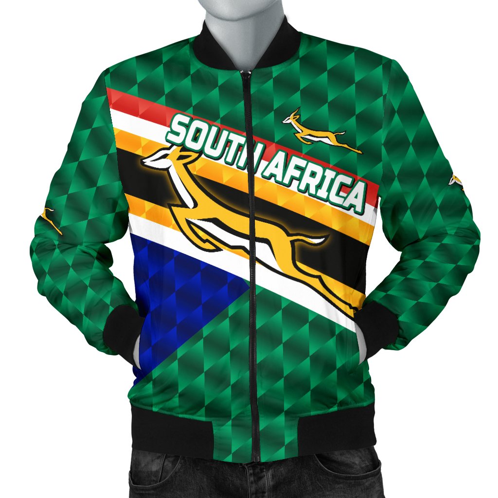 South Africa Women's Bomber Jacket Springboks Rugby Sporty Style – Aljaira