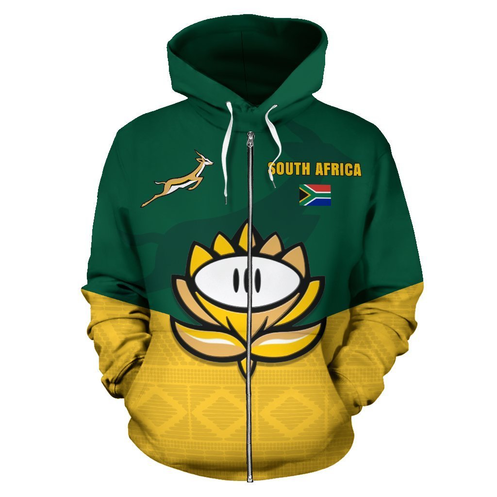 South Africa Springboks Zip Hoodie 2022 – Aljaira