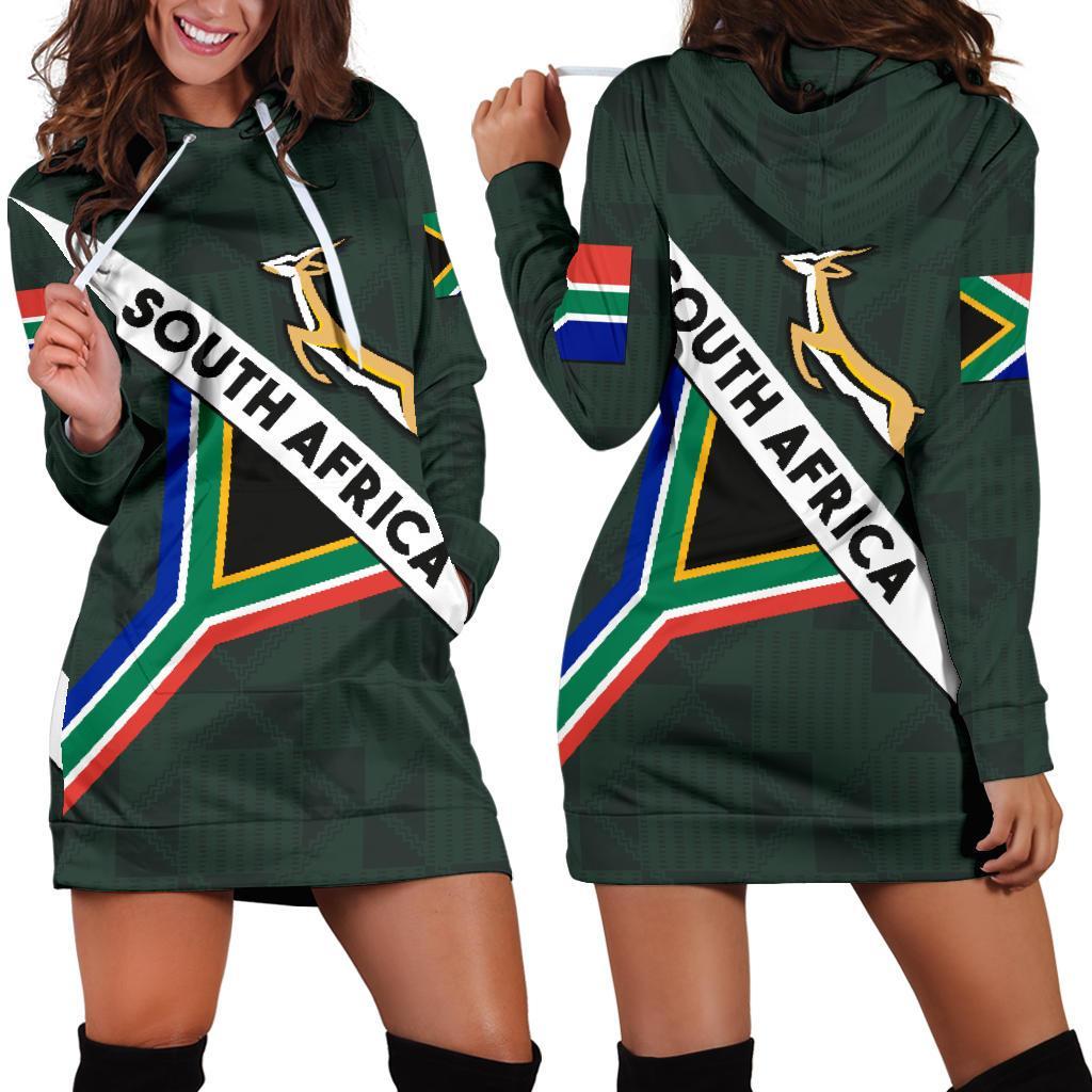 South Africa Hoodie Dress Springbok Miss Universe Style – Aljaira