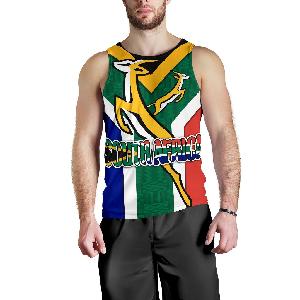 South Africa Men Tank Top Springboks Rugby Be Proud – Aljaira