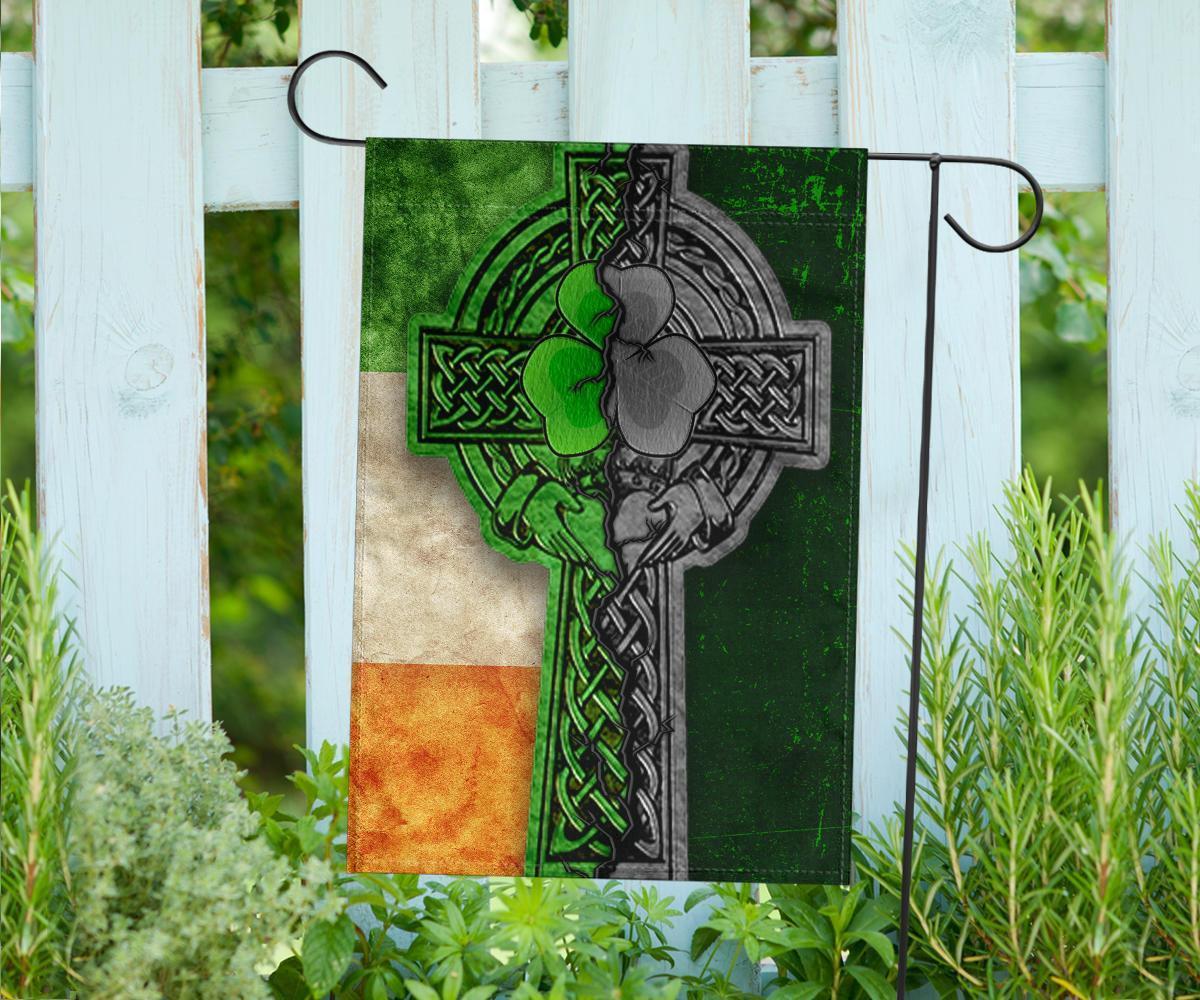 Ireland Celtic Flag - Irish Claddagh Cross – Aljaira