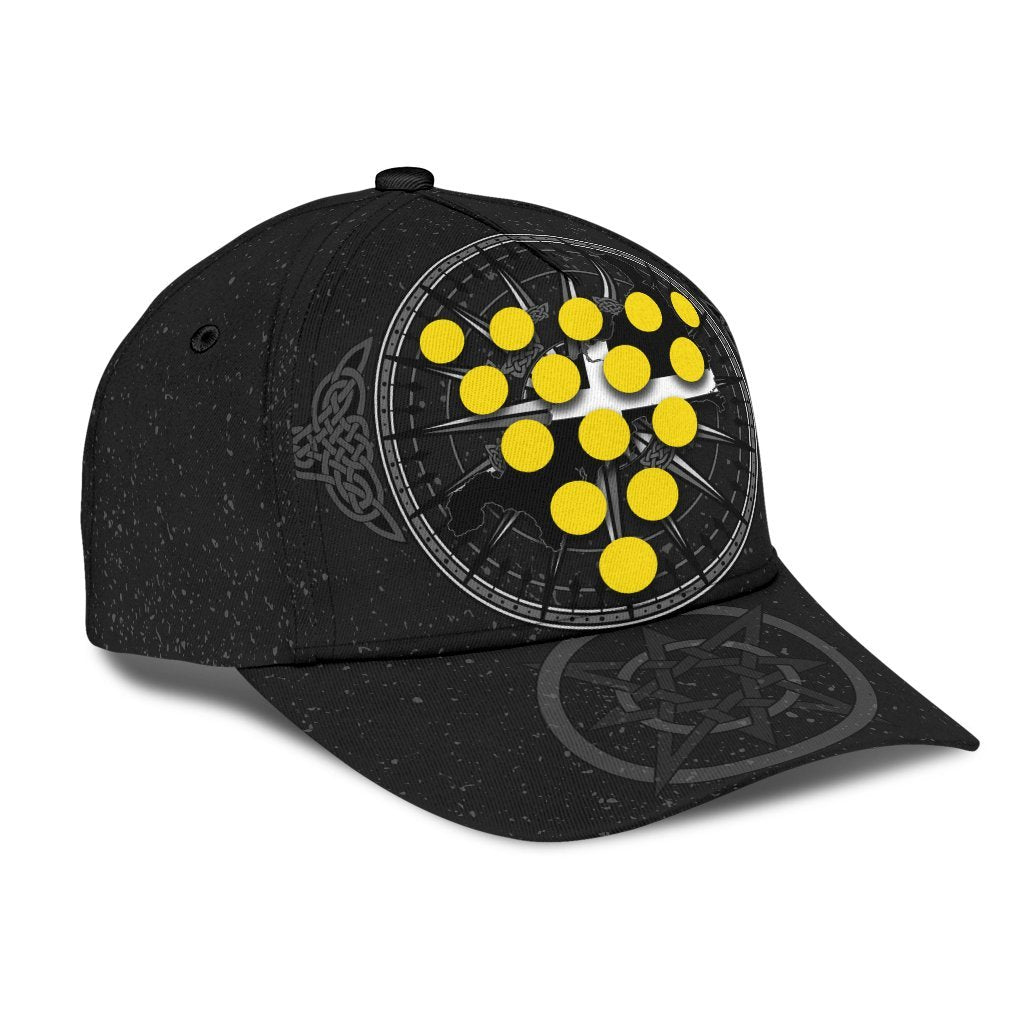 Cornwall Celtic Classic Cap - Celtic Compass With Cornish Symbols – Aljaira