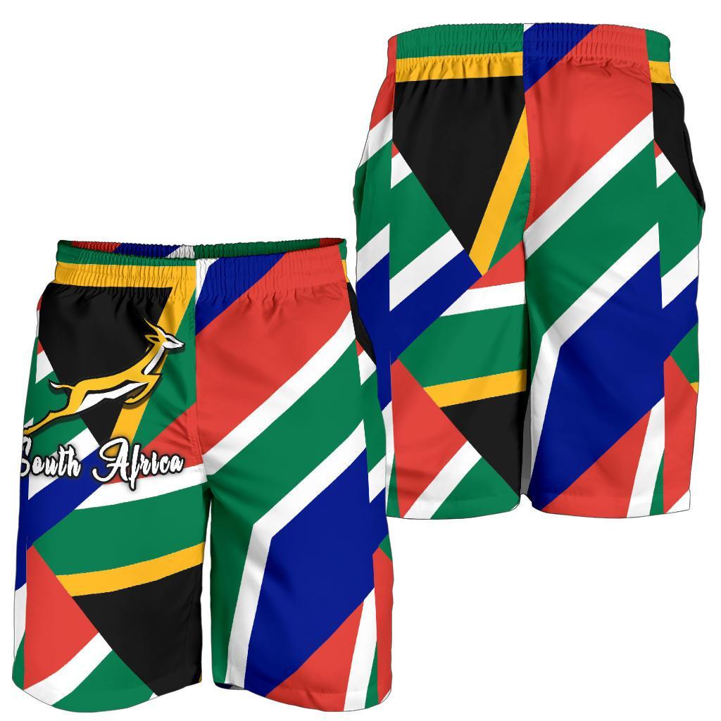 South Africa Springbok Men's Shorts Flag Patch Up Version – Aljaira