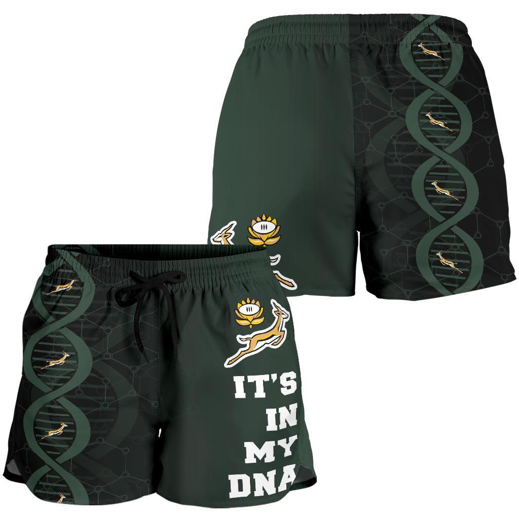 South Africa Springboks DNA Women Shorts – Aljaira