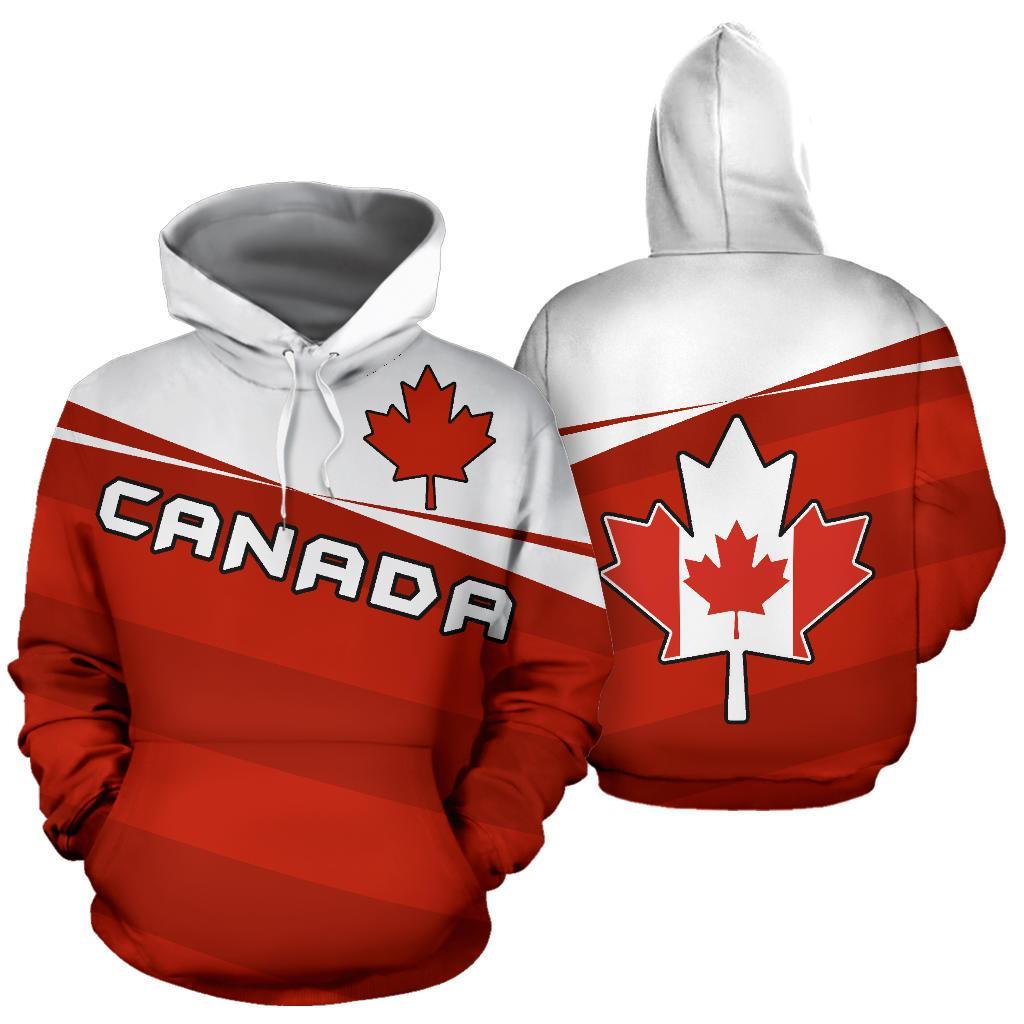 Canada Maple Leaf Hoodie - Vivian Style – Aljaira