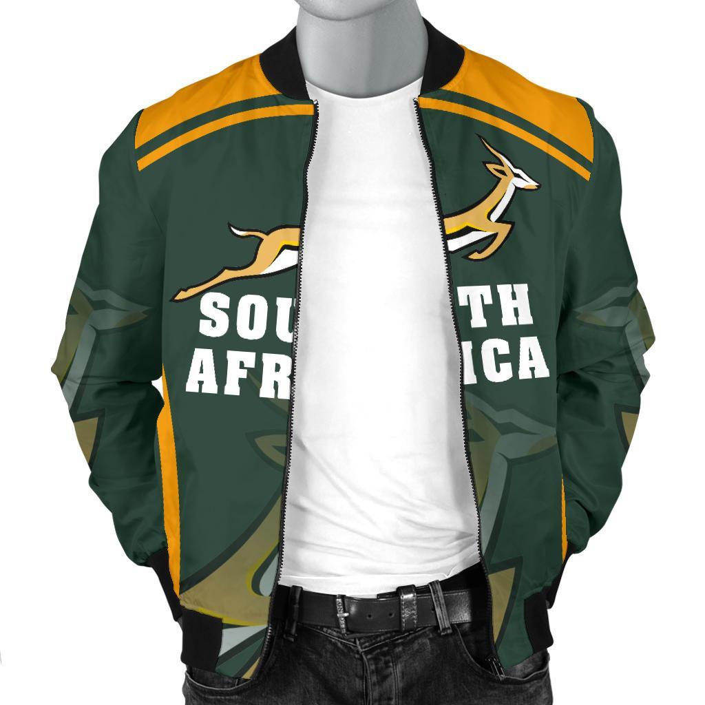 South Africa Springbok Men's Bomber Jacket - Sport Style – Aljaira