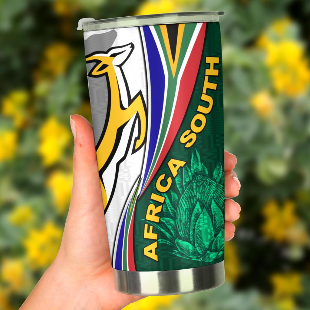 South Africa Tumbler Springboks Rugby Be Unique - White – Aljaira