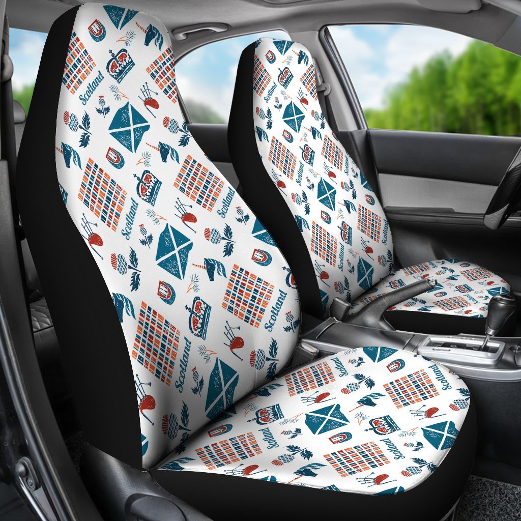 Scotland Car Seat Cover - Scottish Symbols – Aljaira