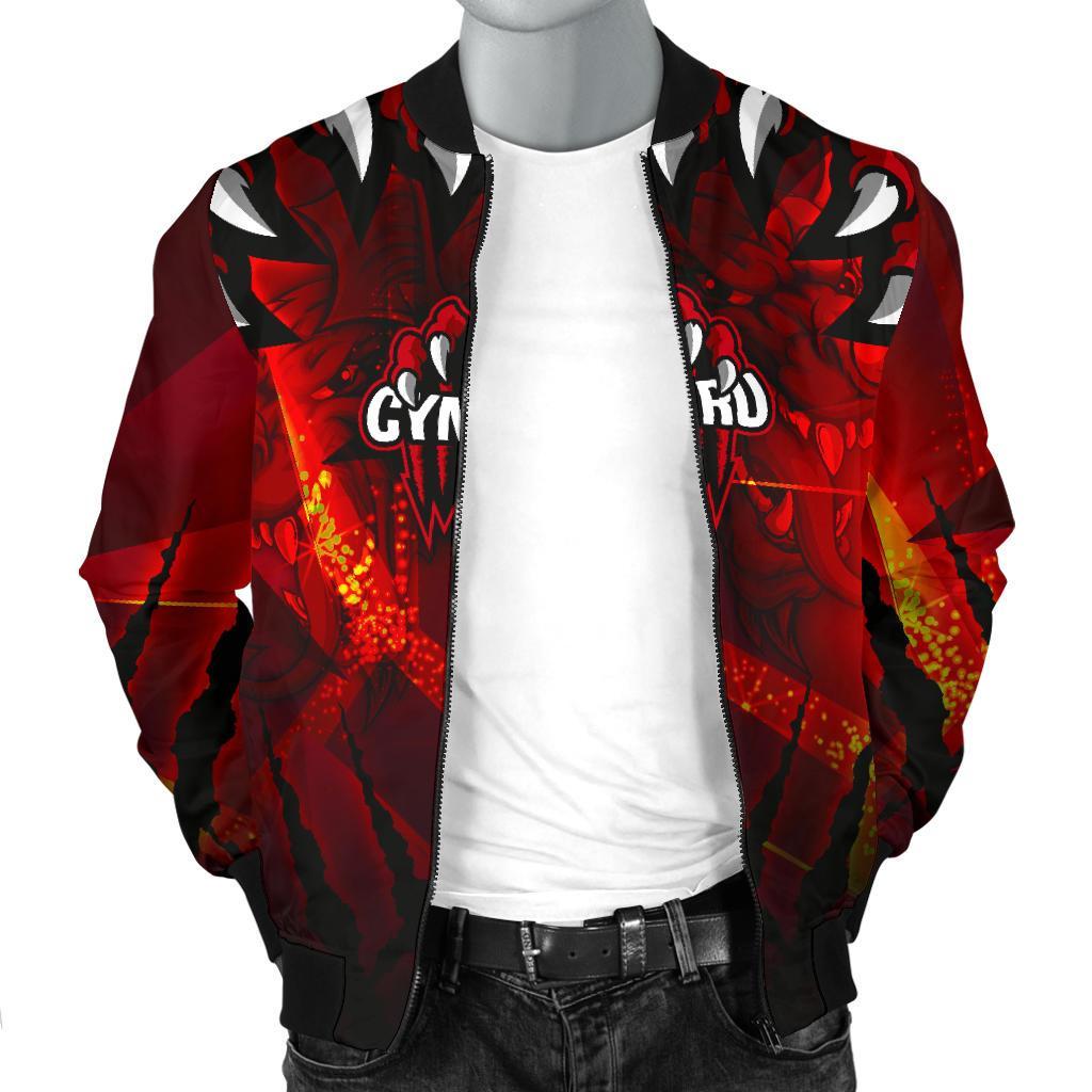 Wales Men's Bomber Jacket - Welsh Dragon – Aljaira