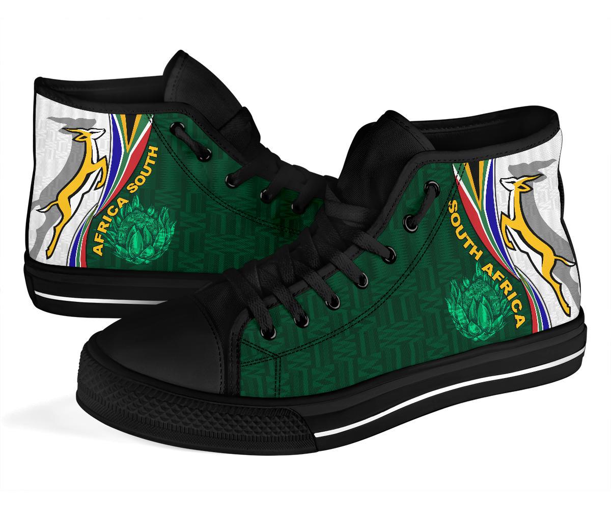 South Africa High Top Shoe Springboks Rugby Be Unique - White – Aljaira