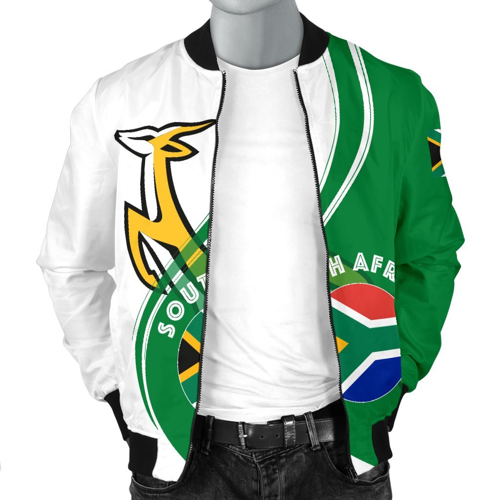 South Africa Men Bomber Jacket - New Generation Springboks – Aljaira