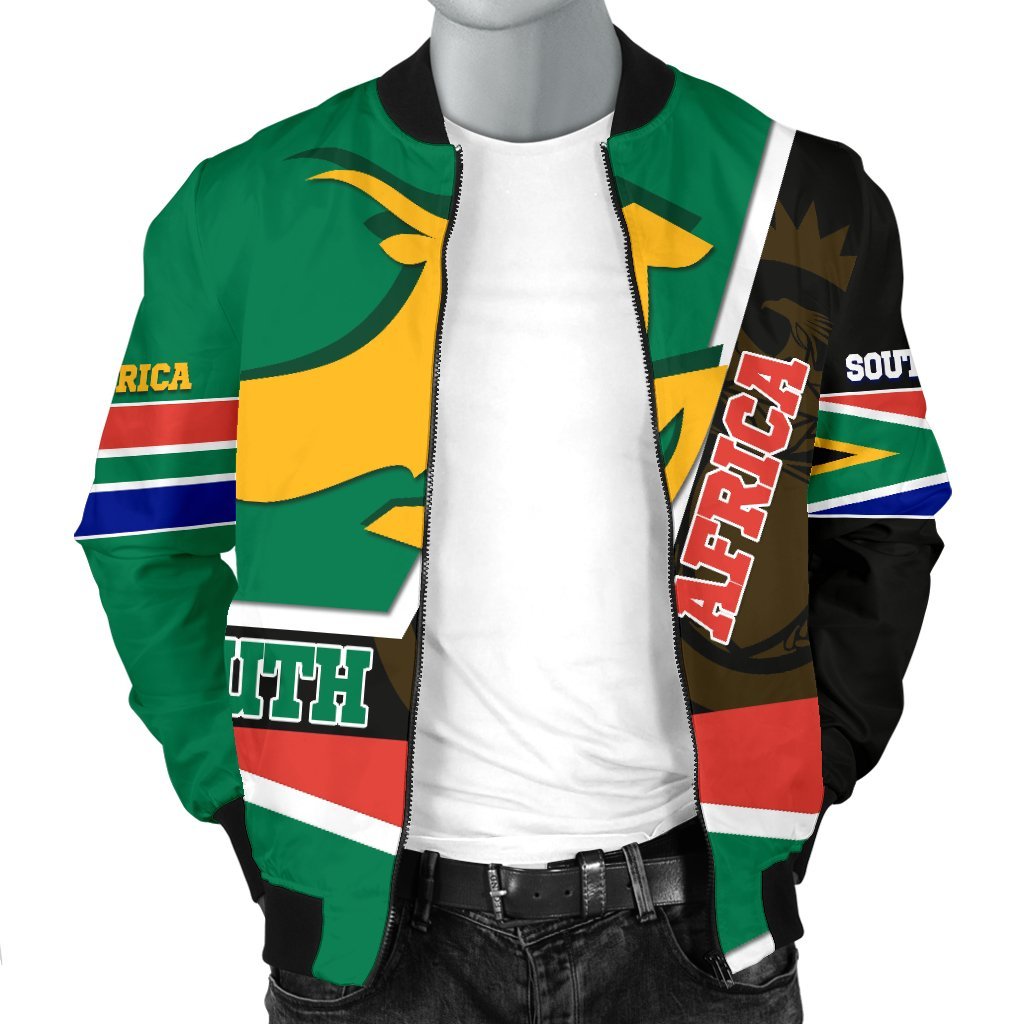 South Africa Bomber Jacket (Men) - Springbok Pride – Aljaira