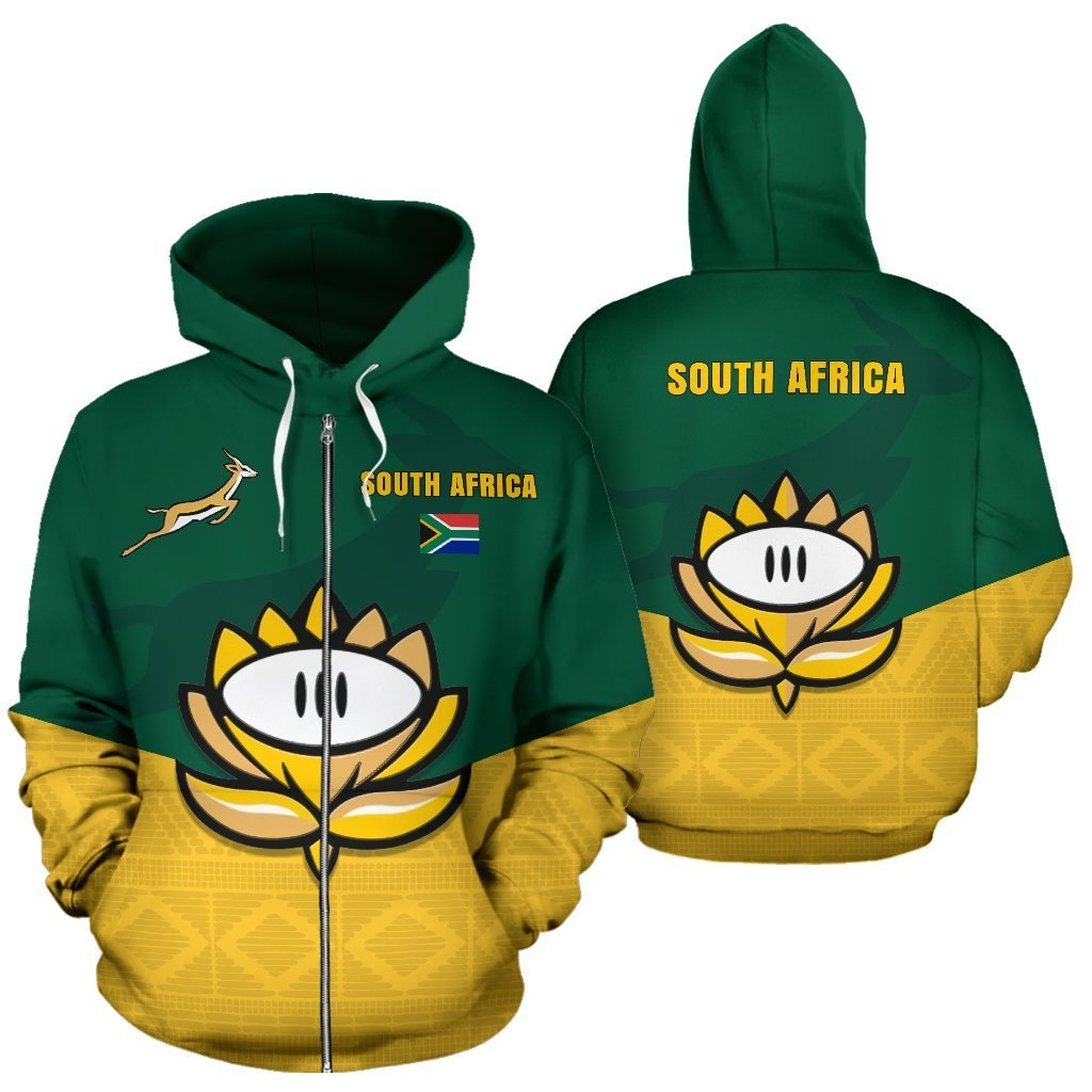 South Africa Springboks Zip Hoodie 2022 – Aljaira