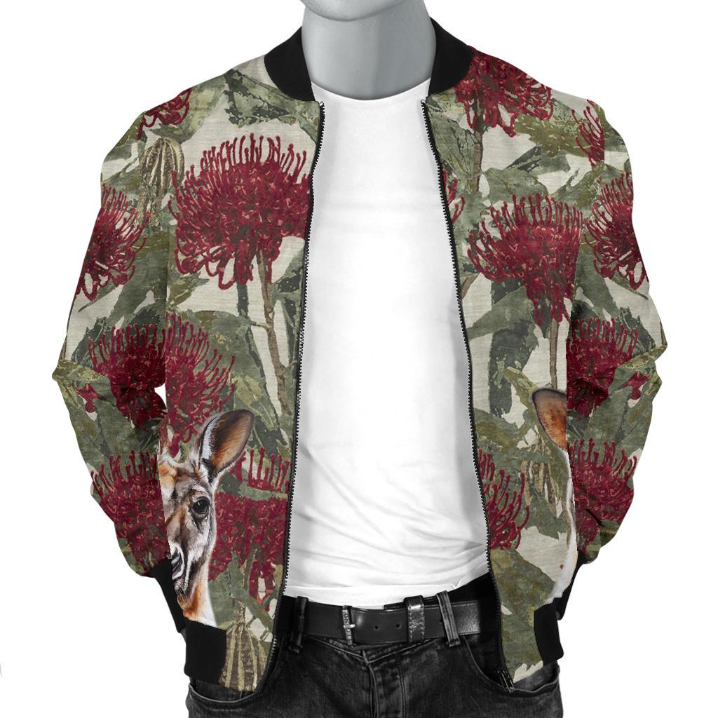 Bomber Jacket - Kangaroo Jacket Waratah - Men – Aljaira