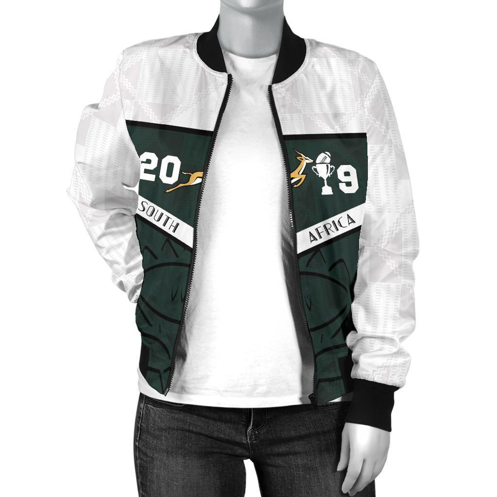 South Africa Springbok Champion 2022 Women Bomber Jacket – Aljaira