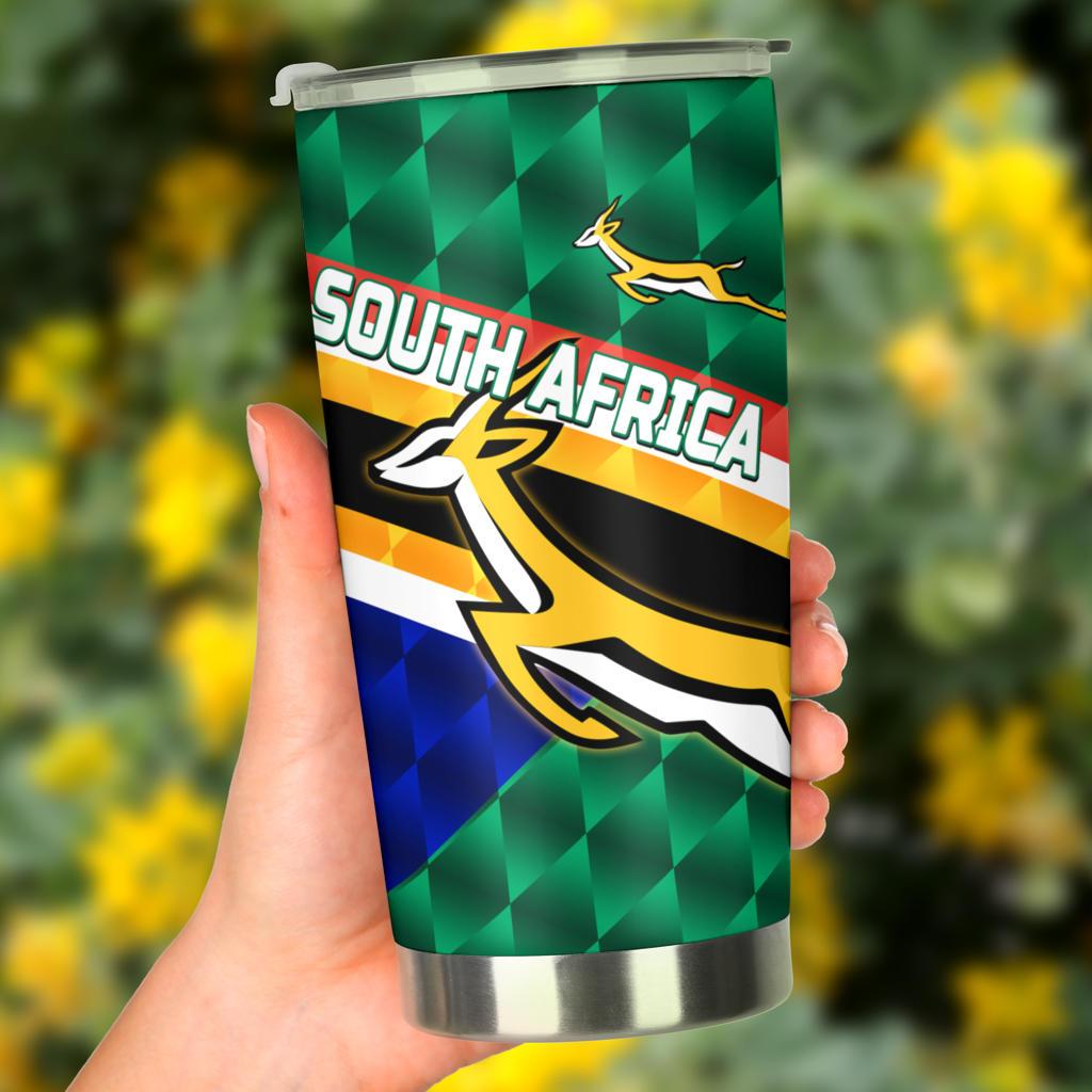 South Africa Tumbler Springboks Rugby Sporty Style – Aljaira