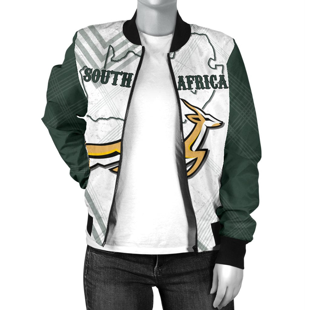 South Africa Springboks Women Bomber Jacket – Aljaira