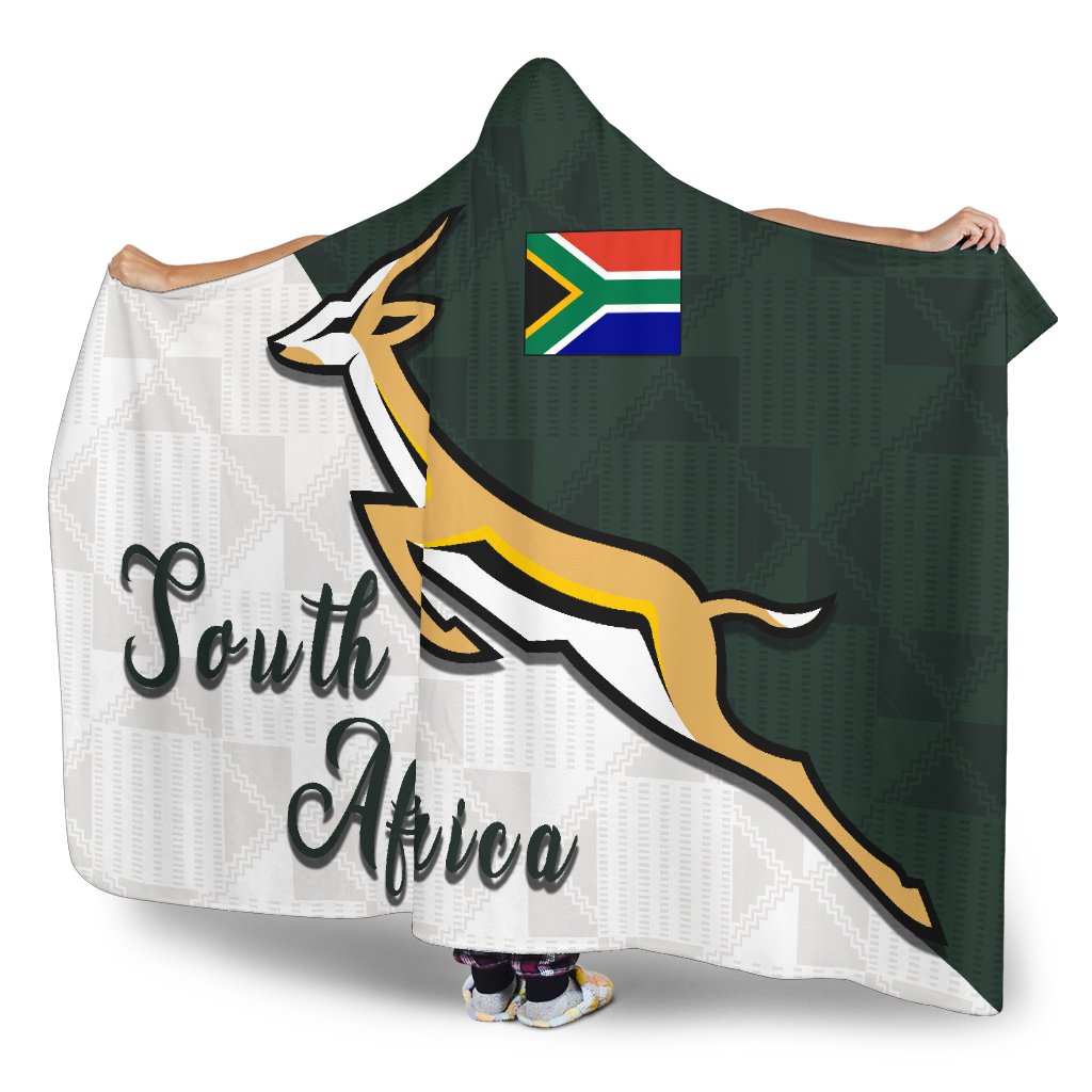 South Africa Springboks Forever Hooded Blanket – Aljaira