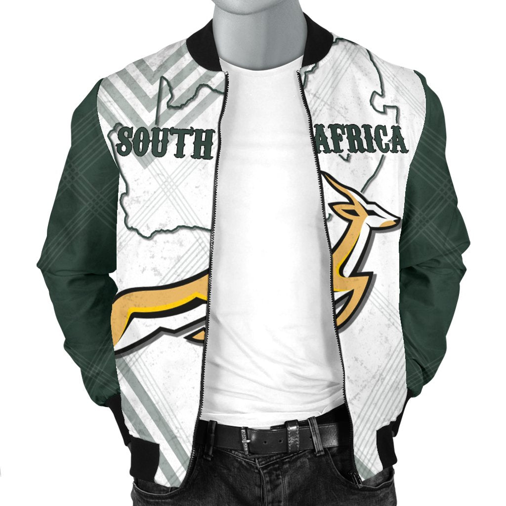 South Africa Springboks Men Bomber Jacket – Aljaira