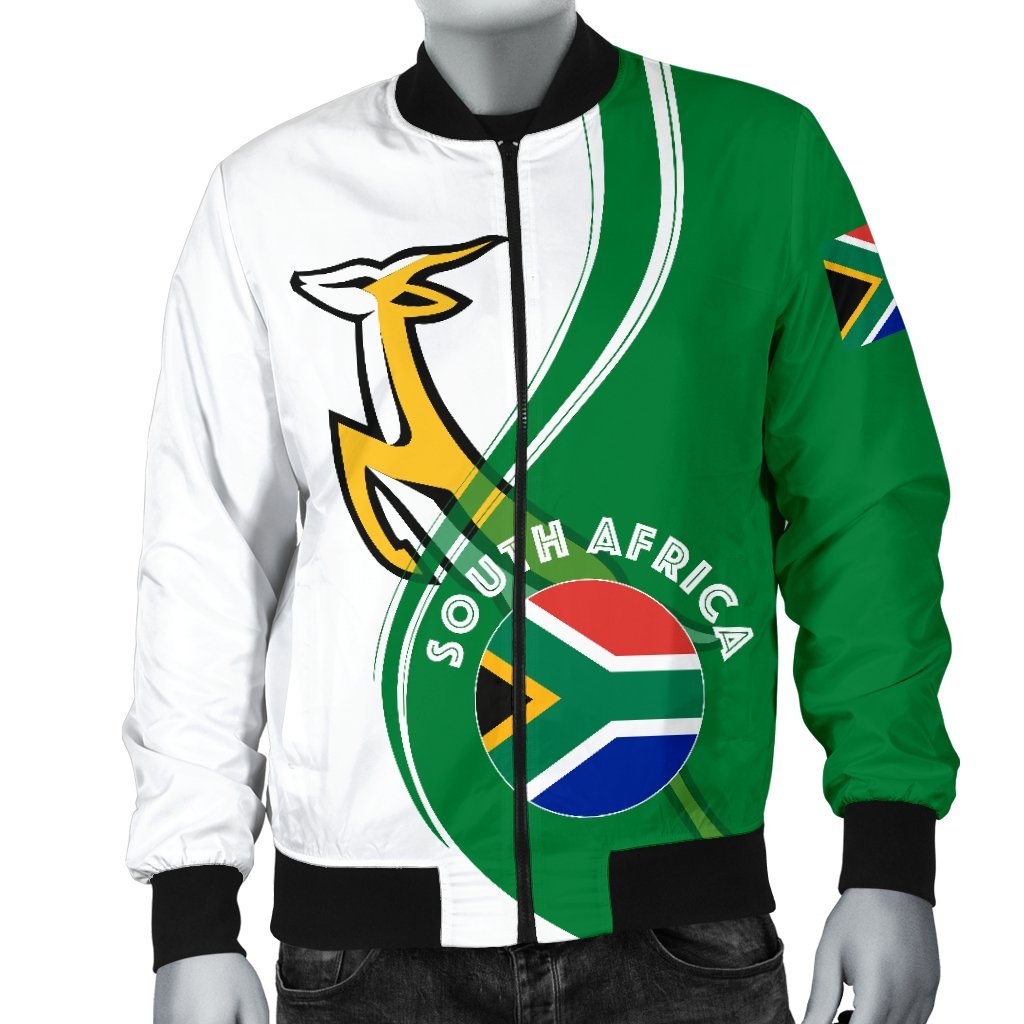 South Africa Men Bomber Jacket - New Generation Springboks – Aljaira