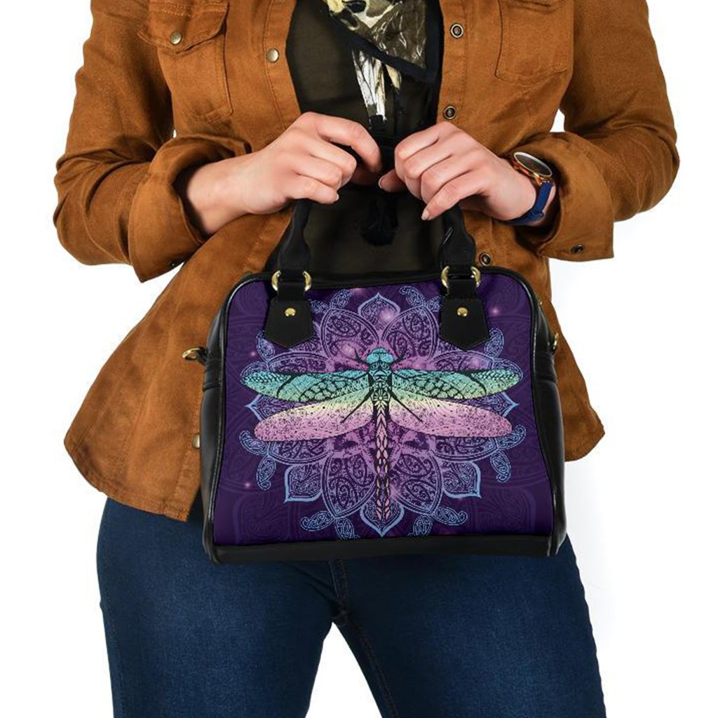 Maori Mandala Dragonfly Shoulder Handbag – Aljaira