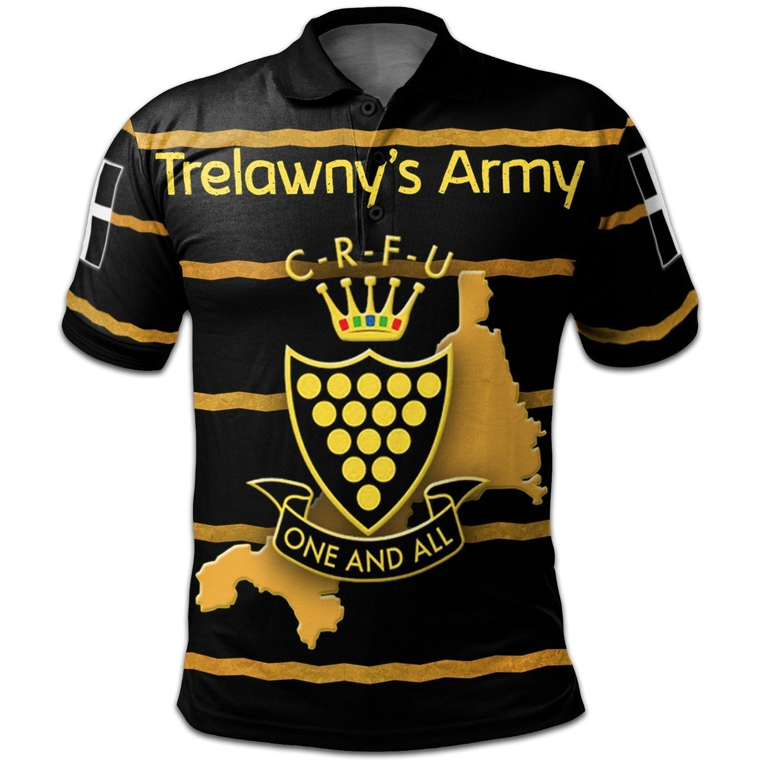 Cornwall Rugby Polo shirt - Trelawny's Army Special Edition – Aljaira