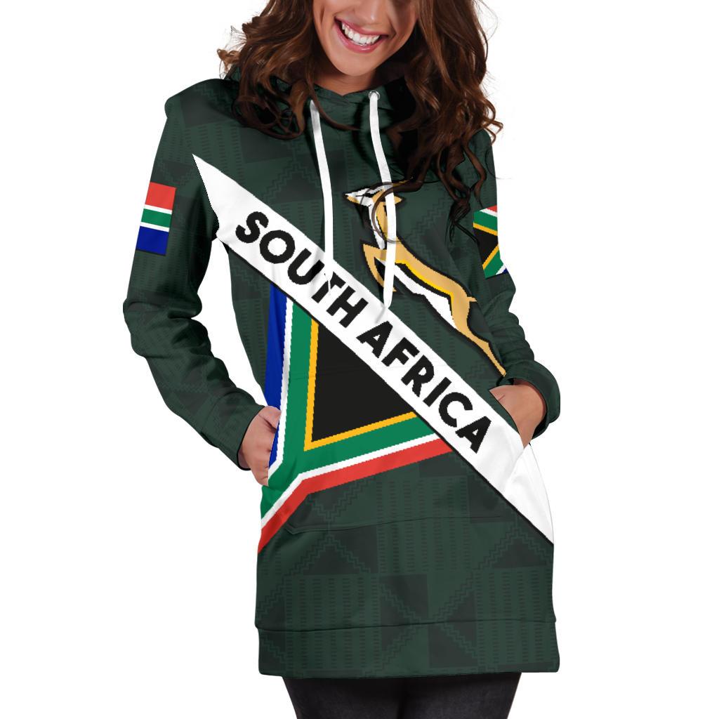 South Africa Hoodie Dress Springbok Miss Universe Style – Aljaira