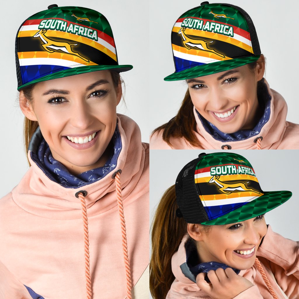 South Africa Trucker Hat Springboks Rugby Sporty Style – Aljaira