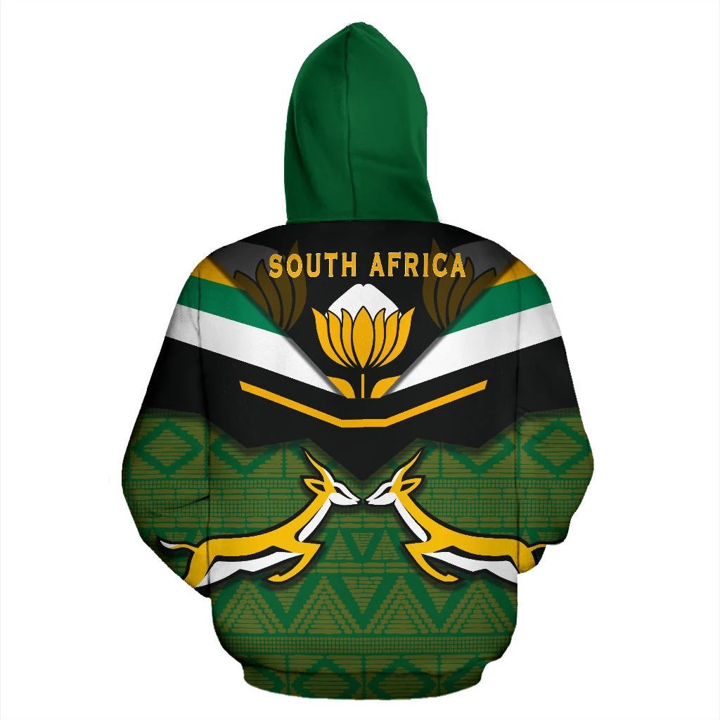 South Africa Style Zip Hoodie Springboks – Aljaira