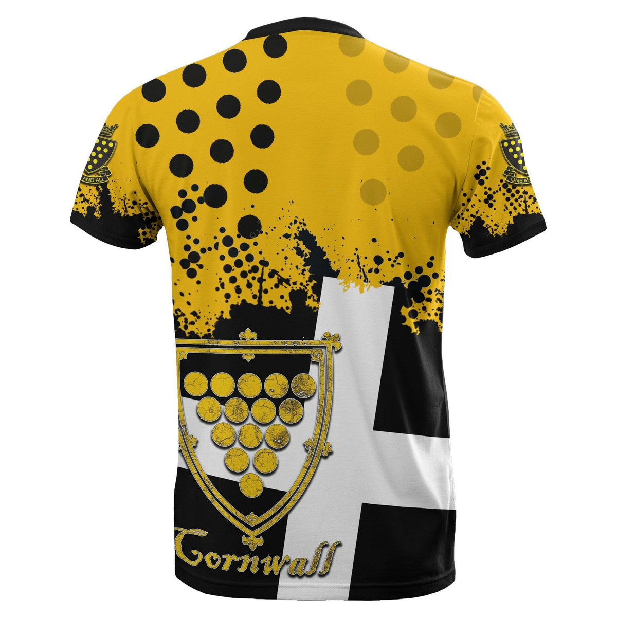 Cornwall T shirt Rugby Flag Version – Aljaira