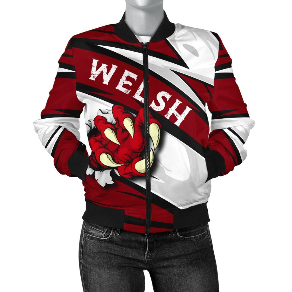 Wales Bloody Dragon of Welsh Bomber Jacket - Lode Style – Aljaira