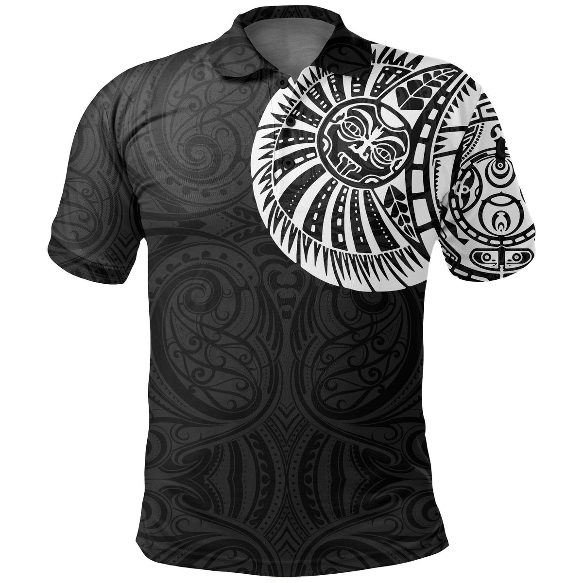 Maori Polo Shirt, Maori Warrior Tattoo Golf Shirt White - Customized ...