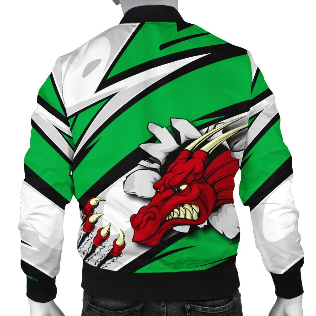 Wales Dragon of Welsh Bomber Jacket - Lode Style – Aljaira