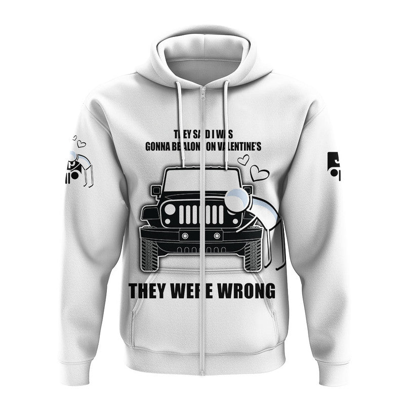 JEEP Valentine Day- Me And Jeep Hoodie White LT6 – Aljaira